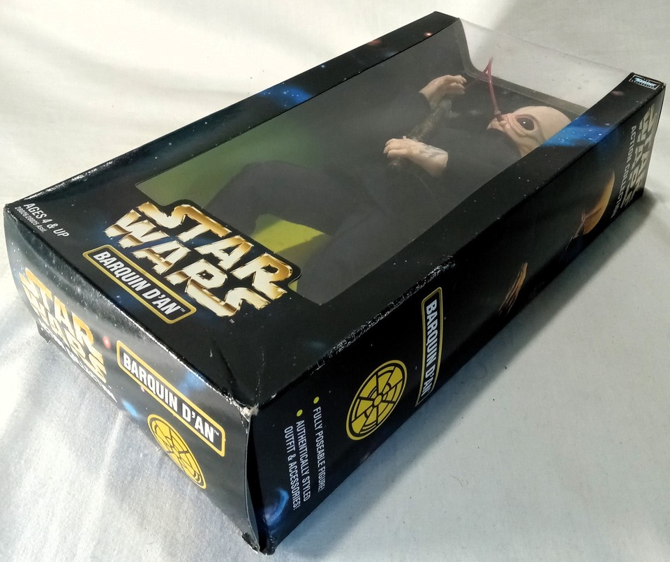 New in Box Kenner Star Wars Barquin D’An 12" Action Figure with Kloo ...