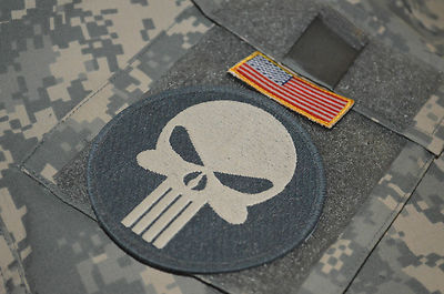 KILLER ELITE INFIDEL WARRIOR USMC FORCED GHOST RECON velkrö SKULL + US ...