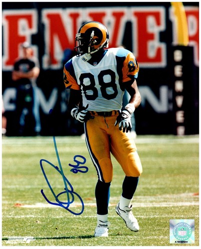 St. Louis Rams EDDIE KENNISON Signed Autographed 8x10 "Greatest Show on ...
