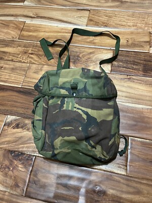 British Army Issue DPM IRR Camo Haversack Gas Mask 1992 PLCE 95 Belt ...