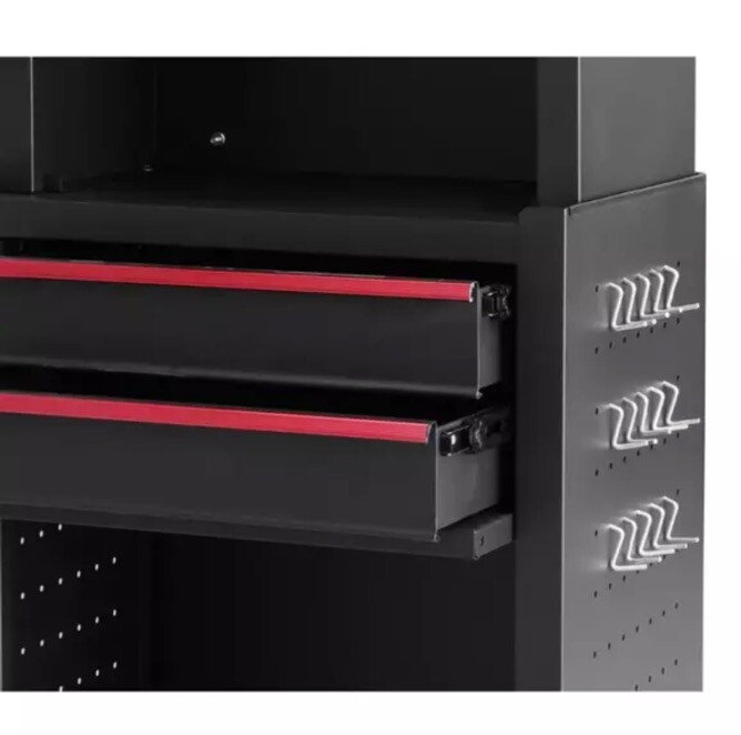 HYPER Tough 5-Drawer Rolling Tool Chest & Cabinet Combo - Black for ...