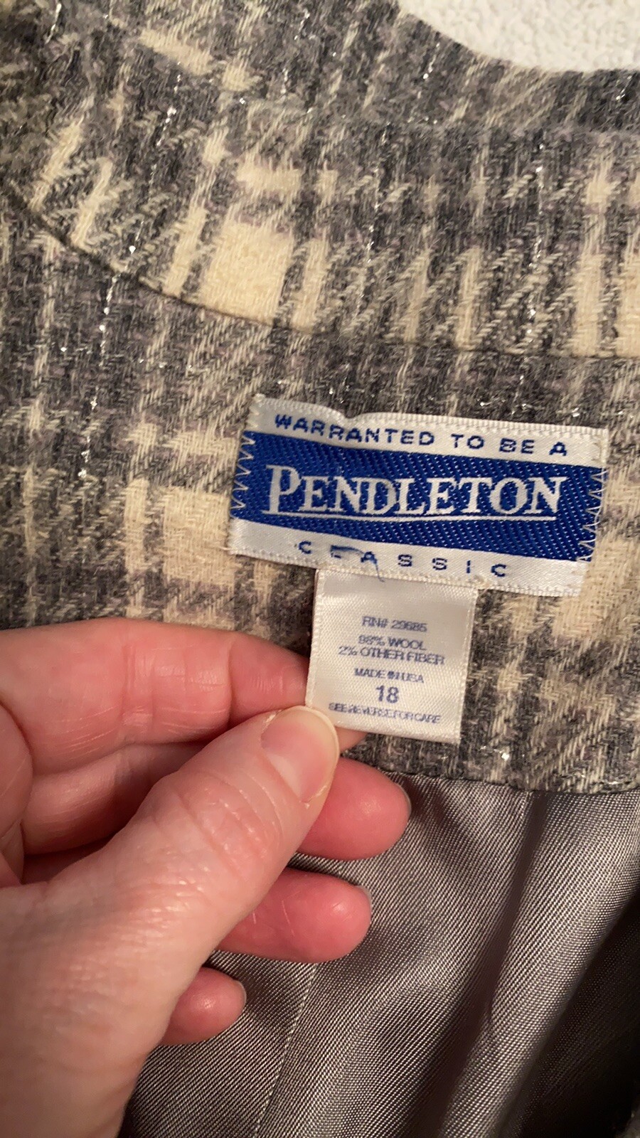 Pendleton wool coat 2 button Size 18 | eBay
