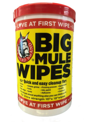 Mule Head Brand BMW6 Big Mule Wipes - Hand Cleaner | eBay