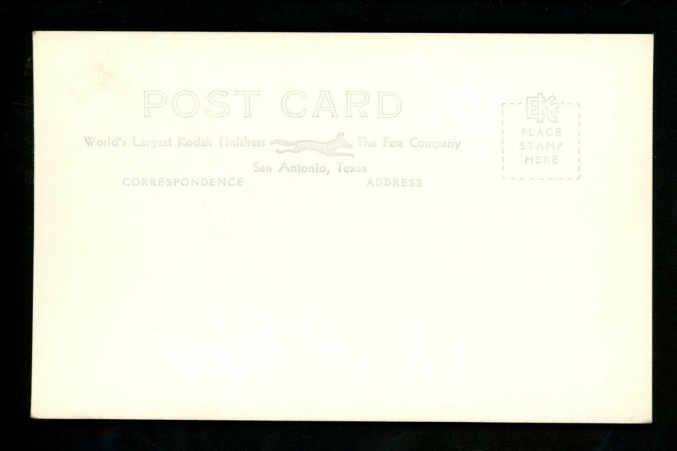 Post Office postcard Kansas KS Whiting Real Photo arches townspeople ...