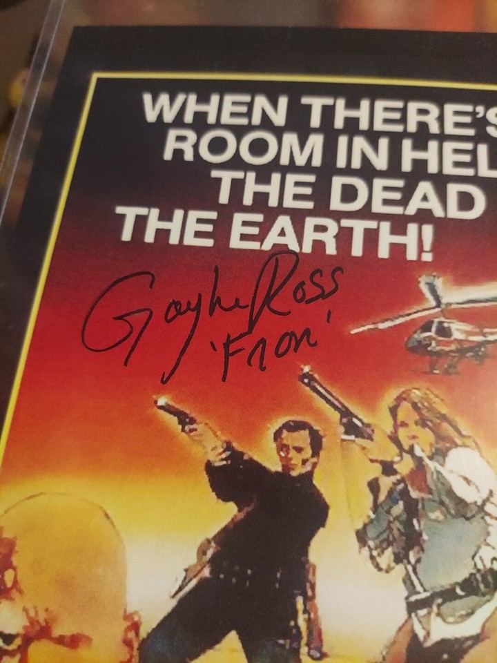 DAWN OF THE DEAD 14x9 poster print signed by GAYLEN ROSS @ Monster ...