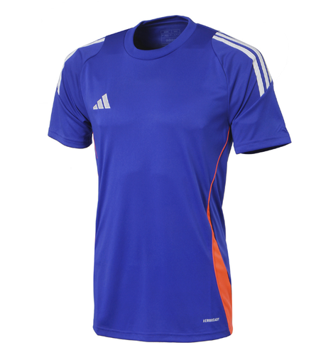 Adidas Tiro 24 Jersey Men's Soccer T-shirt Football Tee Blue Asia-Fit ...