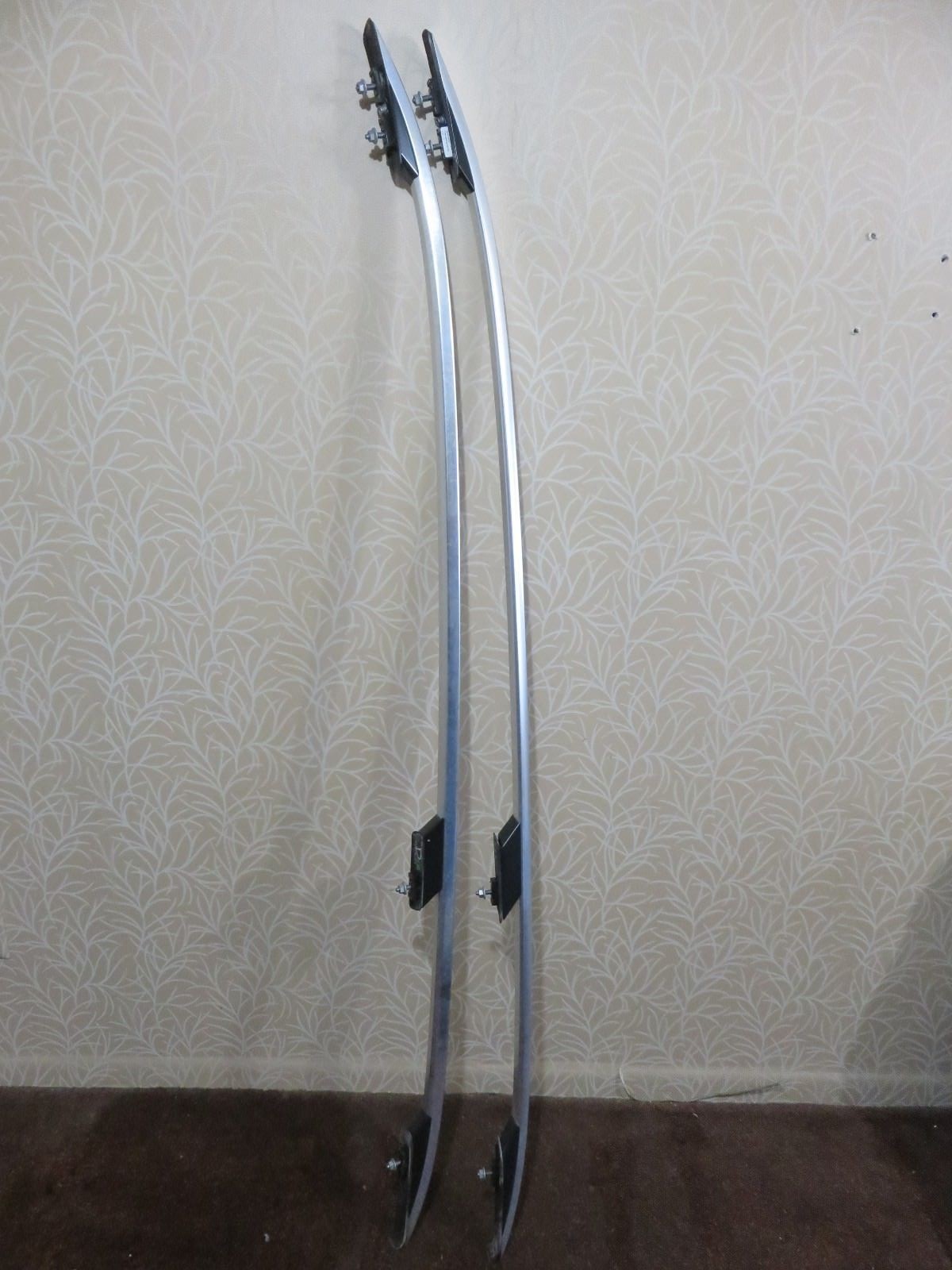 Mercedes Benz Roof Rack Luggage Carrier Rail Set Chrome 12 15 ML350 ...