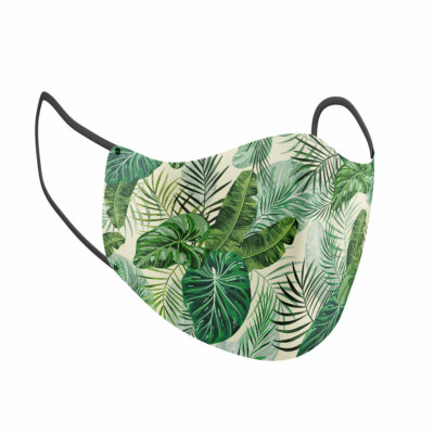 Tropical Green Plants Adult Face Mask | eBay