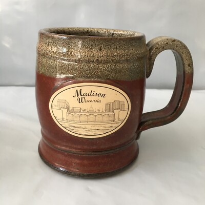 NEW Madison Wisconsin Sunset Hill Stoneware Handmade Coffee Mug ...