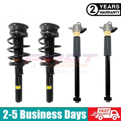 4x Front Rear Shock Struts Assys w/Magnetic For Audi A3 S3 RS3 ...