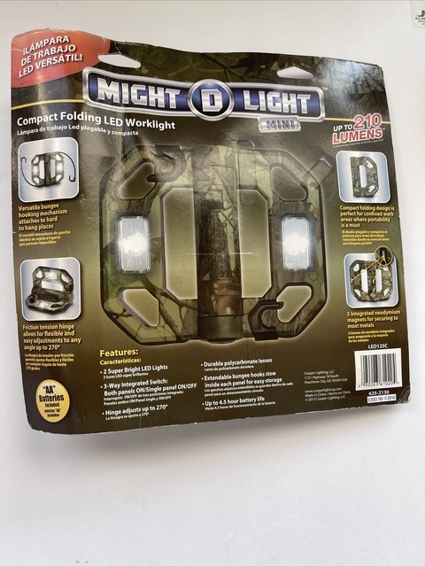 Cooper Lighting LED125C Might-d-light Mini LED Compact Folding ...