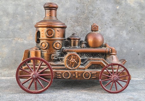 1974 Vintage Train Steam Engine Locomotive Bank Banthrico Chicago U.S.A ...