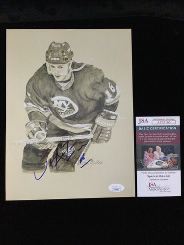Pat LaFontaine Signed Magazine Print – New York Islanders Autograph JSA ...