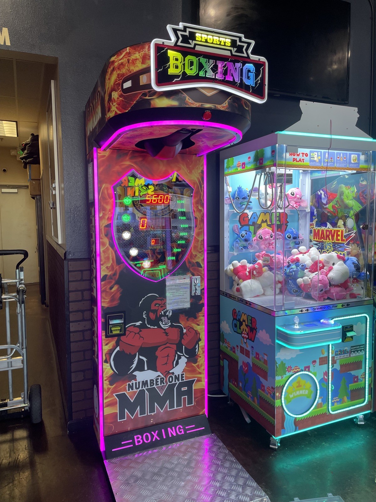 Boxer Machine boxing machine Arcade Game With Bill Acceptor And Coin ...