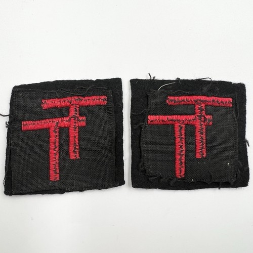 Genuine WW2 50th Infantry Division Formation Signs | eBay