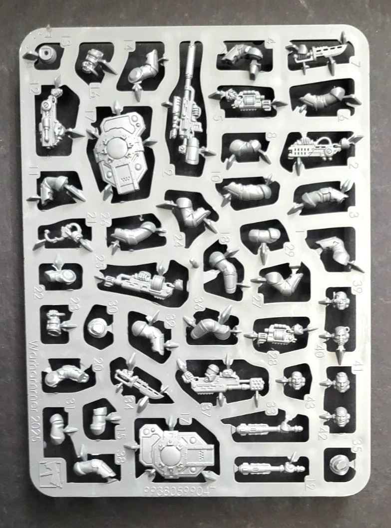 Necromunda Palanite Enforcer Weapons and Upgrades 1 sprue Warhammer 40k ...