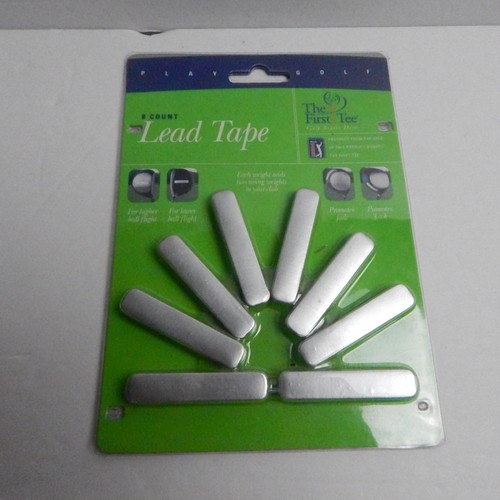 8Pcs Golf Club Lead Tape Strips to Add Swing Weight for Golf Club Iron ...