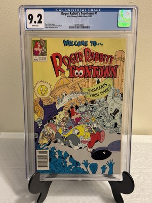 Roger Rabbit's Toontown 1 Walt Disney Publications 1991 CGC 9.2 | eBay