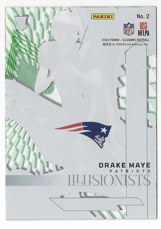 2024 PANINI ILLUSIONS DRAKE MAYE ILLUSIONISTS EMERALD ACETATE RC #2 | eBay