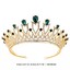55 Styles Green Crystal Queen Princess Tiara Crown Wedding Prom Queen ...