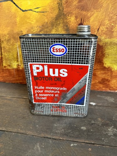 Esso Motor Oil For Diesel French Vintage 2 Litre Can | eBay Australia