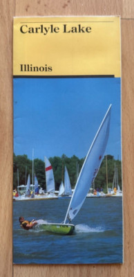 Carlyle Lake Illinois Brochure & Map | eBay