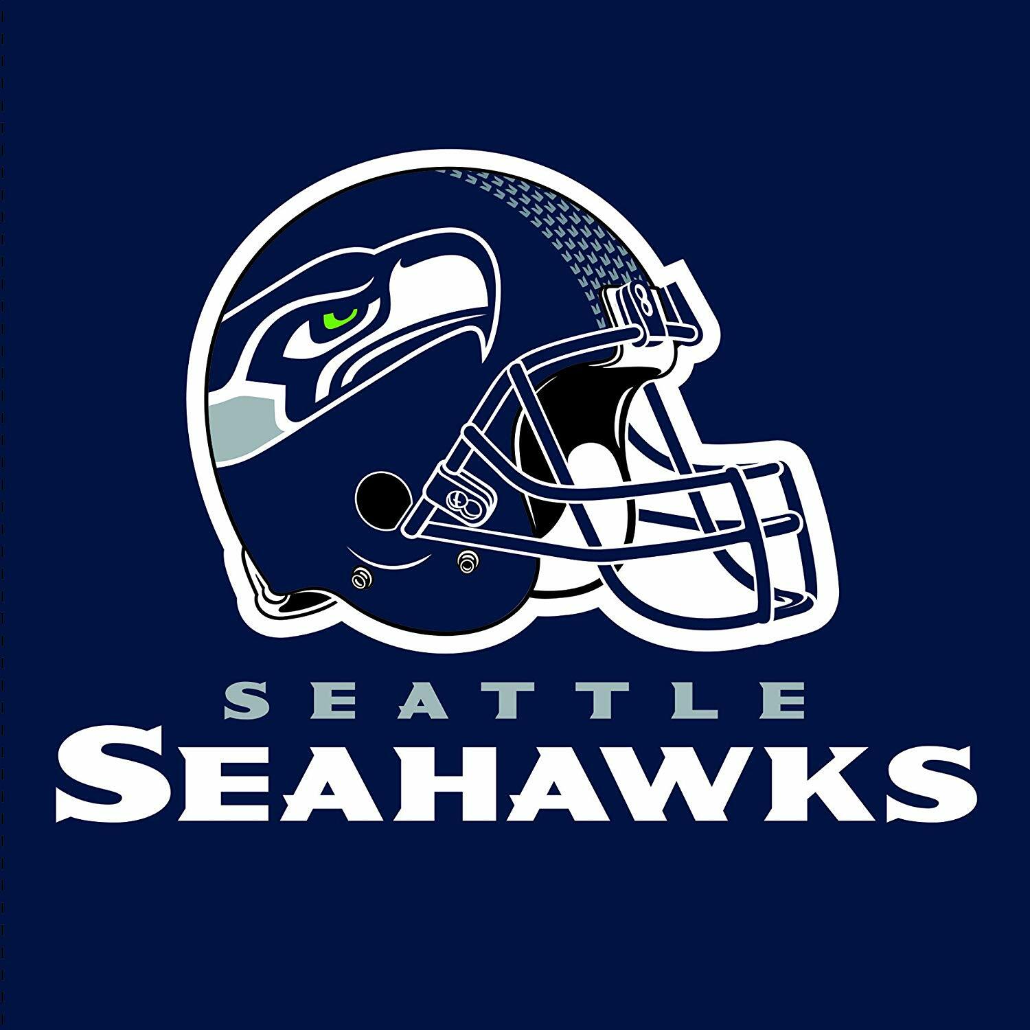 FIVE Packages of Seattle Seahawks Paper Napkins, 16 per Pack 6.5" x 6.5 ...