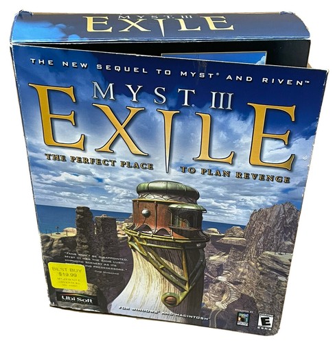 Myst III: Exile (Windows PC Mac 2001) 4 Disc - Ubi Soft Sequel To Riven ...