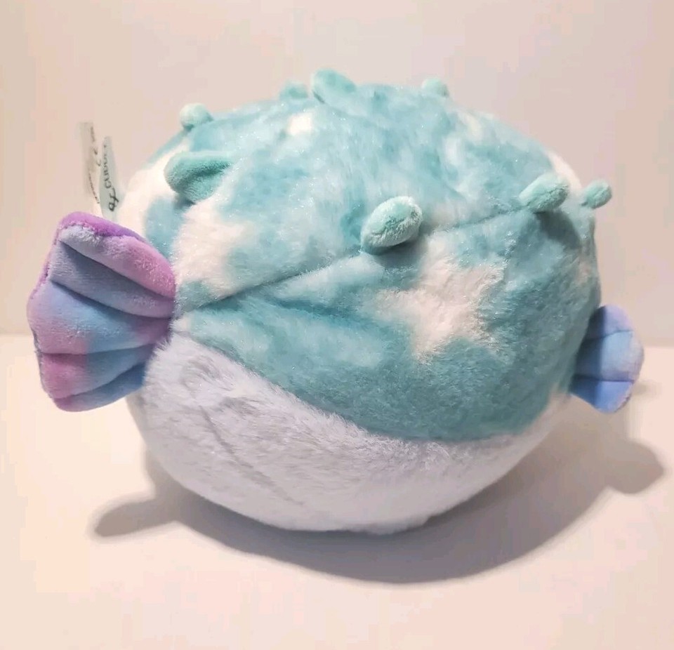 Squishable Green Puffer Fish Plush Toy 17" Diameter x 10" | eBay
