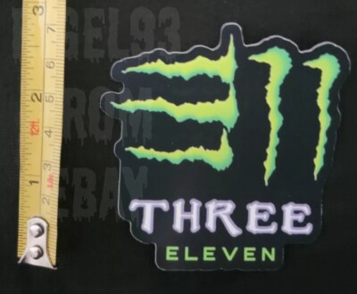 311 ROCK BAND 3 INCH MONSTER ENERGY DRINK THREE ELEVEN STICKER NICK ...