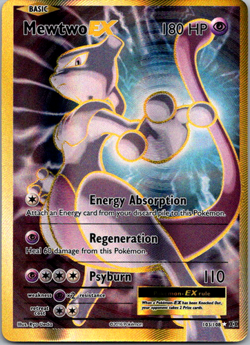 2016 #103/108 Mewtwo EX Full Art Ultra Rare | eBay