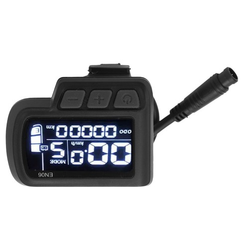 EN06 LCD Display Meter Speedmeter With Light Connector 6pin Waterproof ...