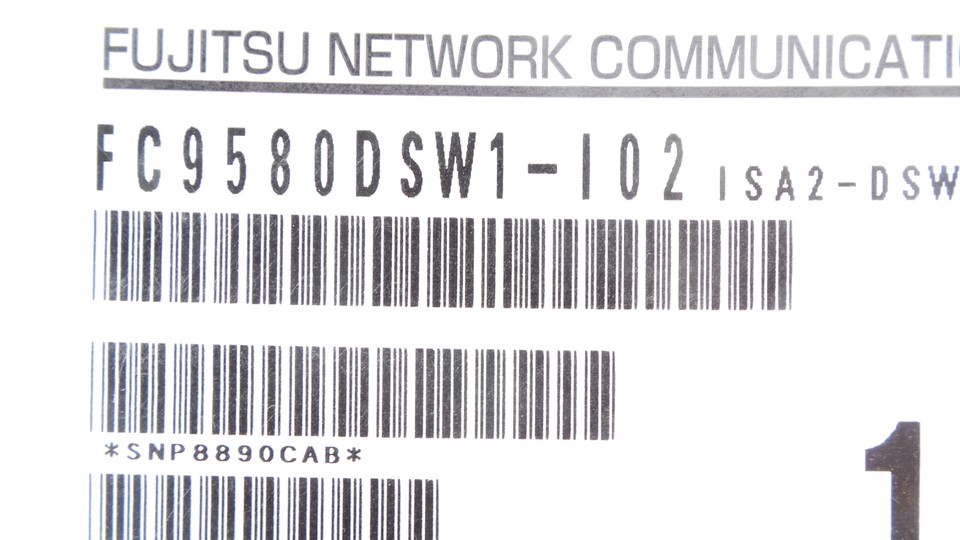 Fujitsu FC9580DSW1 FlashWave 4500 DS3/EC1 Switch Fabric I02 SNP8890CAB ...