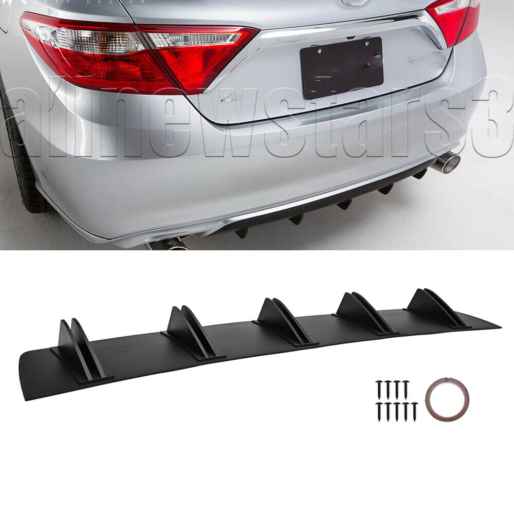For Toyota Camry Rear Lower Bumper Diffuser Lip Splitter Body Shark 5 ...