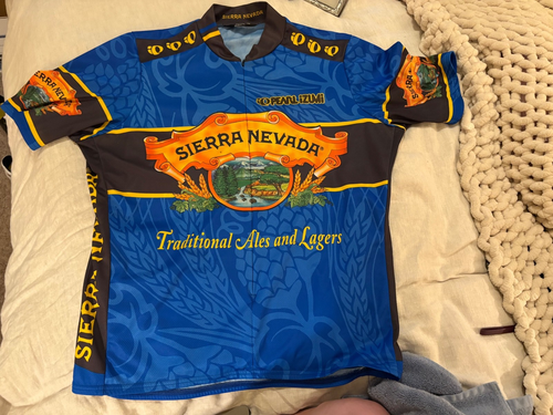 Pearl Izumi X Sierra Nevada Usa Biking Cycling 3 4 Zip Jersey T Shirt