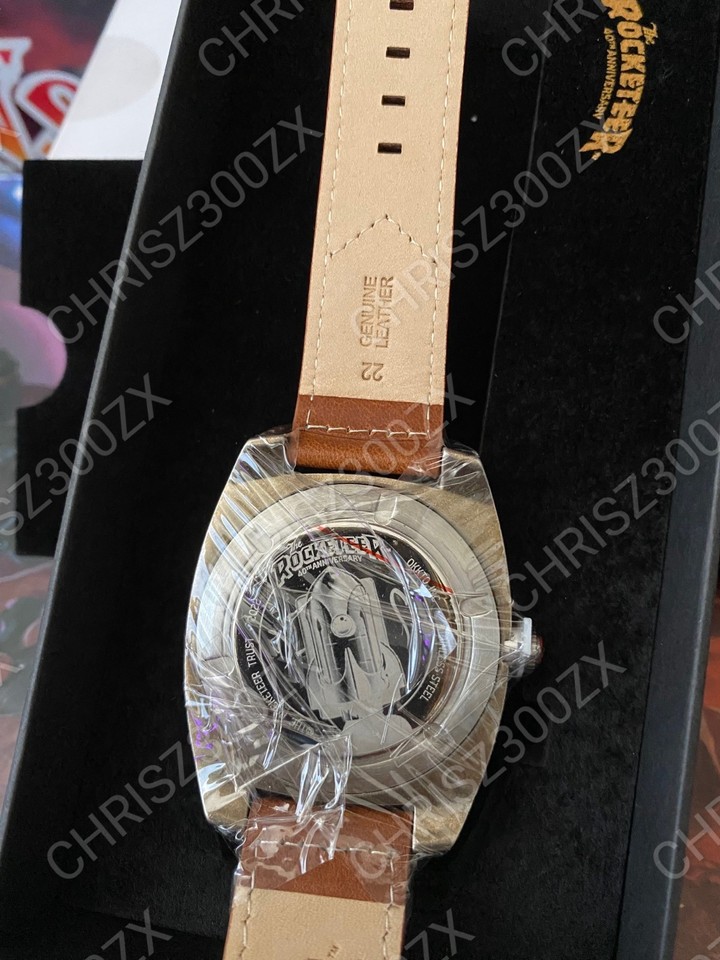 The Rocketeer Wrist Watch 40th Anniversary Rocket Pack Etch Gift Box ...