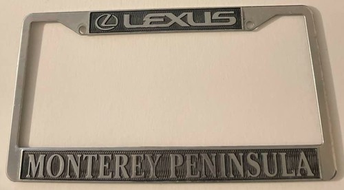 Monterey Peninsula Lexus Dealership Booster License Plate Frame Seaside ...