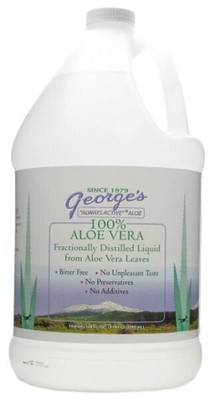 George's 100% Liquid from Aloe Vera Leaves Liquid Supplement 128 ounce ...