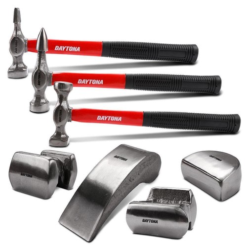 Daytona D7PBAR 7pce Panel Beating Auto Body Repair Kit | eBay