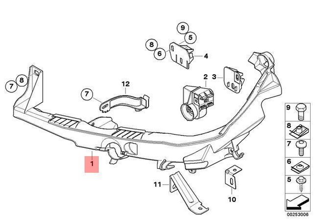 BMW 3 E92 Left Headlight Bracket Arm 51647227925 7227925 for sale ...