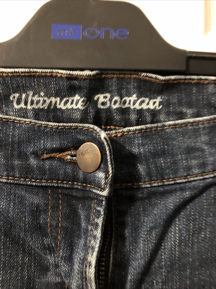 LADIES - Blue Denim Bootcut Jeans - NEXT - Size 14R - BX133 | eBay UK