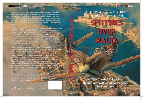 Spitfires Over Malta Plt Off Paul Brennan, Plt Off Ray Hesselyn WW2 RAF ...