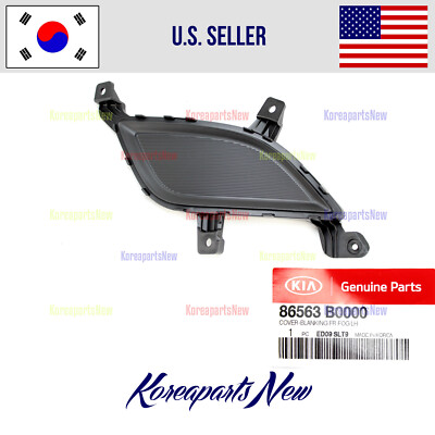 FRONT Bumper Fog Lamp Cover Left DRIVER 86563B0000 ⭐OEM⭐ Kia Forte 2017 ...