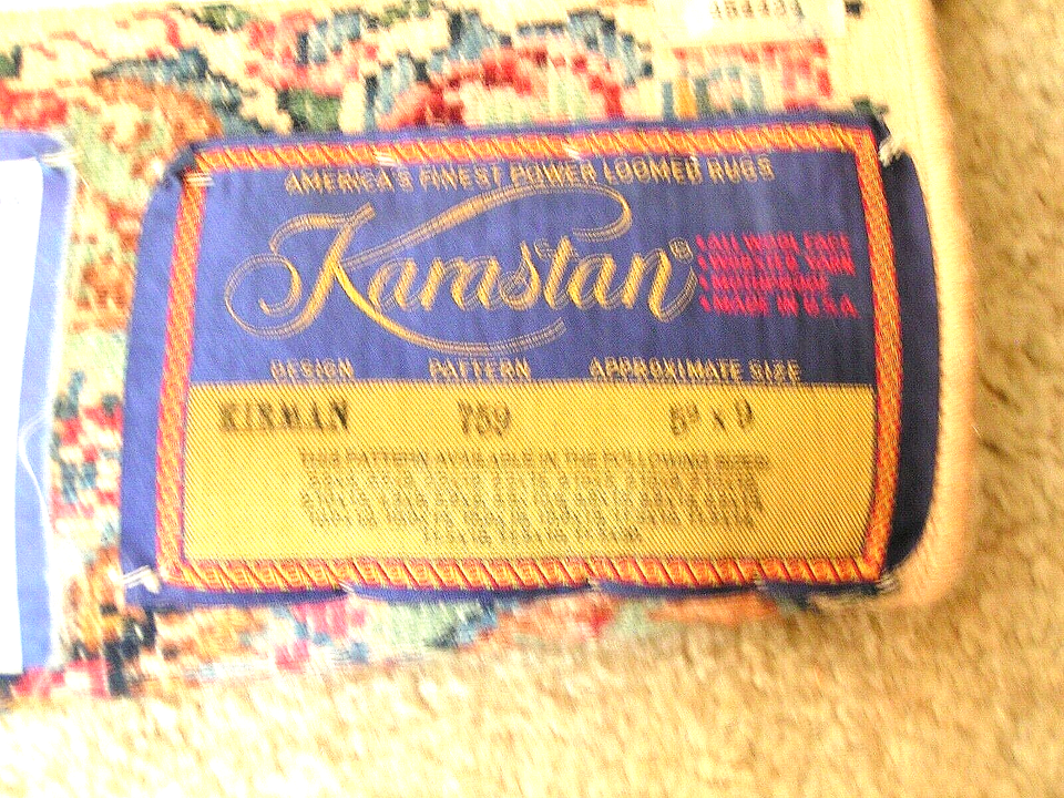 Vintage Karastan Rug Kirman Design 759 Pattern 5'9"x 9' Great Condition ...