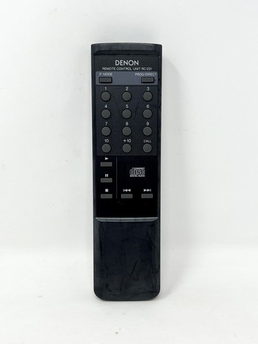Original Denon RC-231 Portable CD Player Remote Control - DCP50 DCP50K ...