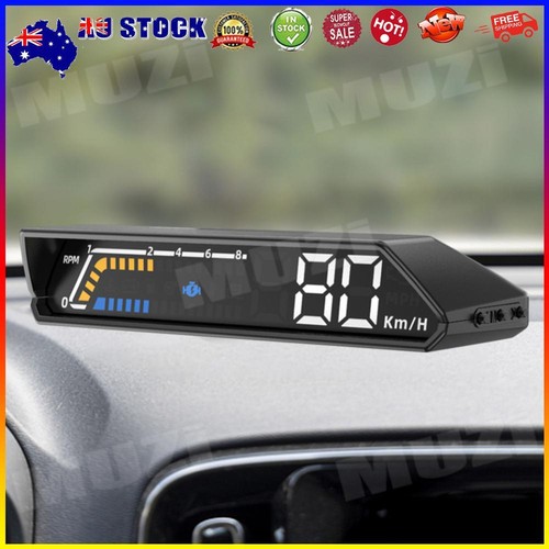 Digital HUD Dual Display Screen OBD2 HUD Transmission Oil Temperature ...