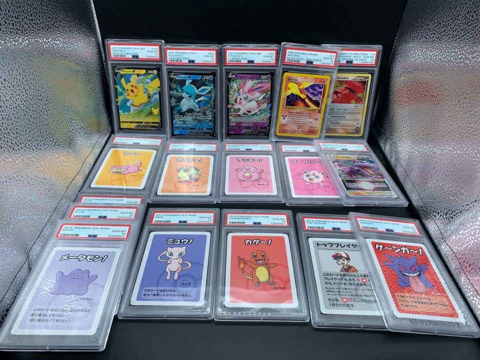 100 PSA 10 GEM MINT Graded Pokemon Slab LOT Bulk Wholesale WITH ...
