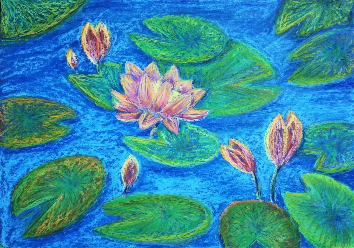 Oil Pastel Techniques Water