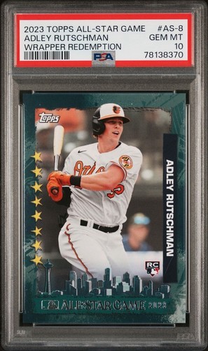 ADLEY RUTSCHMAN 2023 Topps Wrapper Redemption All Star Exclusive SP AS ...