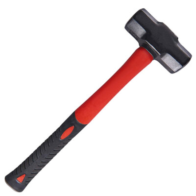 3lb Mini Lump Sledge Hammer Fibreglass Shaft & Rubber Grip Handle ...